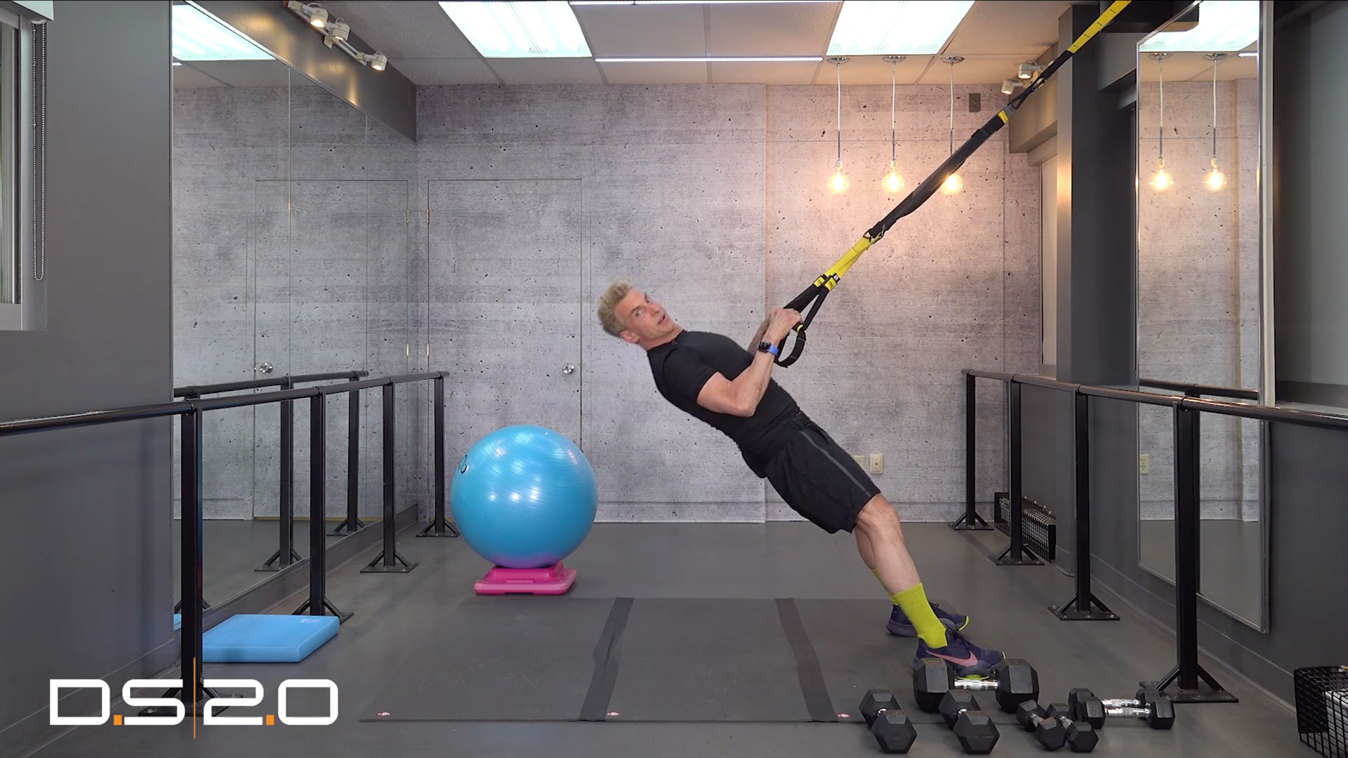 50 min Strength: Upper Body #49 with TRX Suspension Trainer, Stability ...